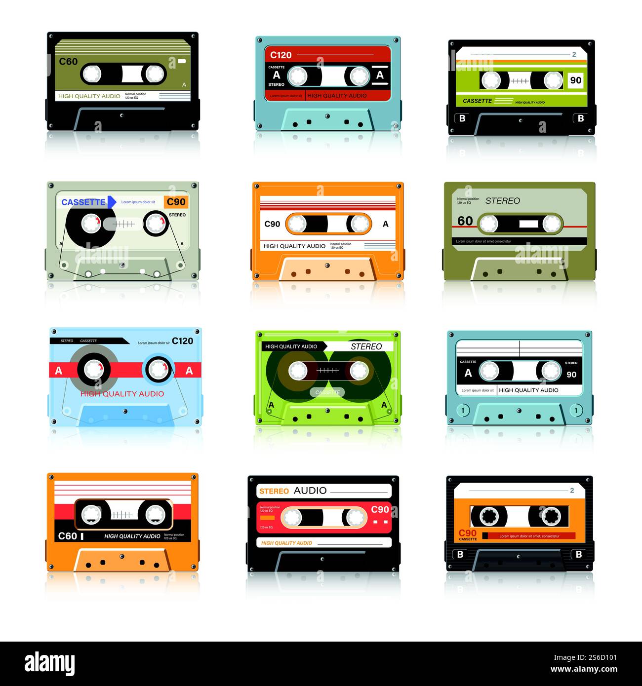1970s music vintage radio records Stock Vector Images - Alamy
