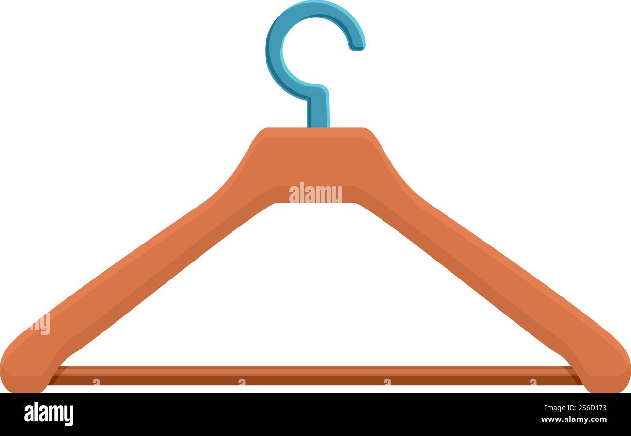 Clothes hanger icon. Cartoon of clothes hanger vector icon for web ...