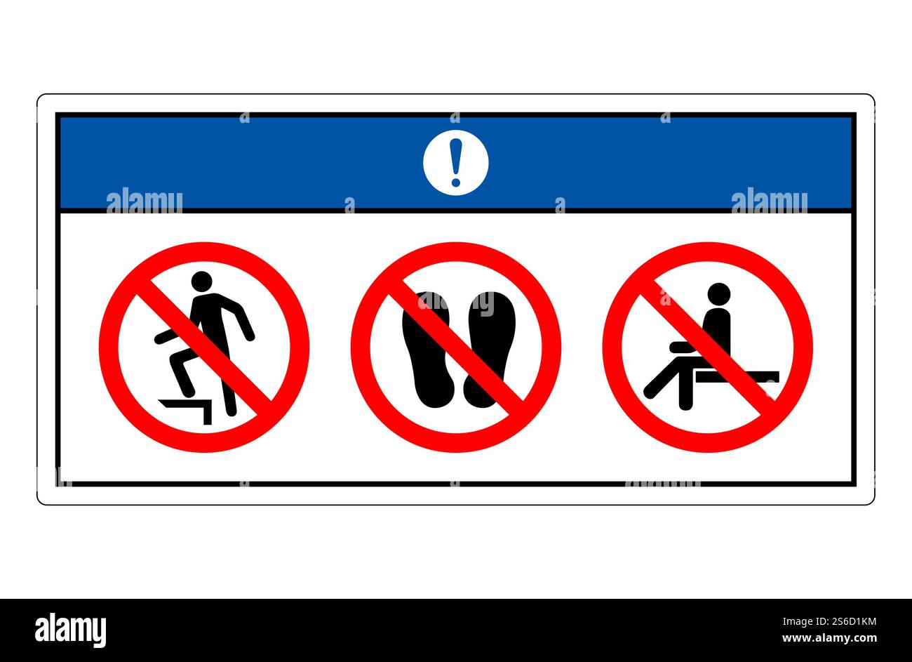 Notice Do Not Step Symbol Sign On White Background Stock Vector Image ...
