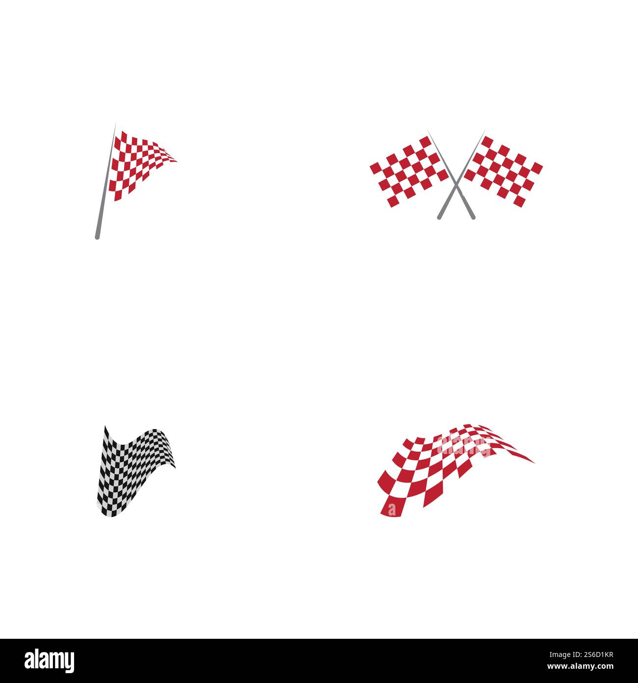 Set Race flag icon, simple design illustration vector Stock Vector ...