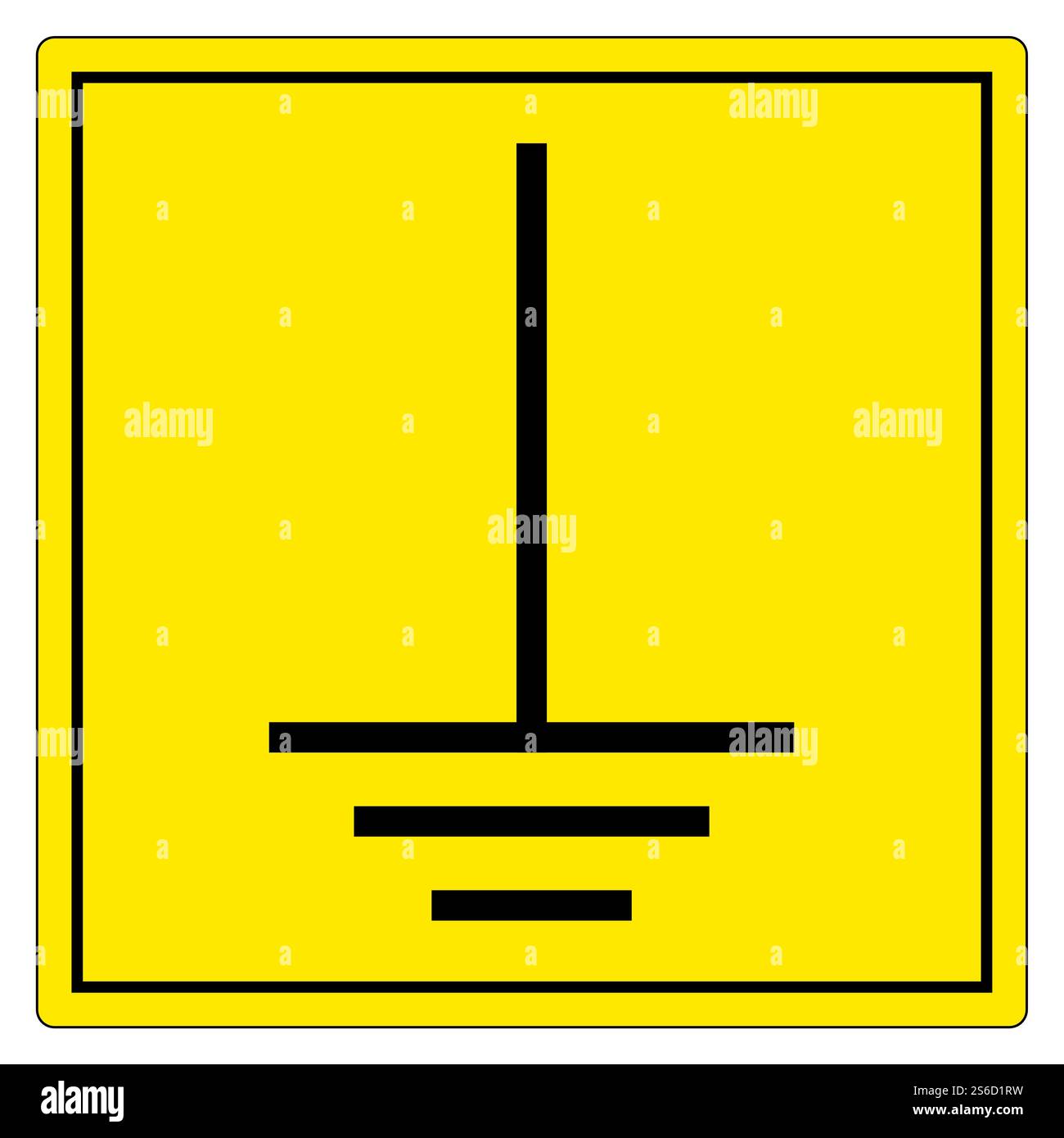 Earth (Ground) Symbol Sign, Vector Illustration, Isolate On White ...