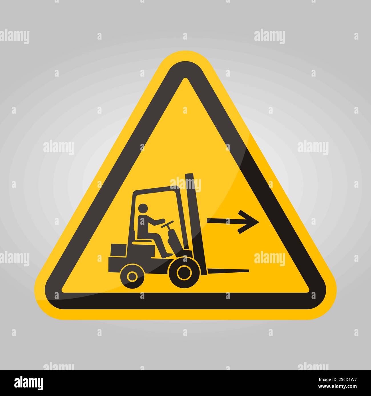 Forklift Point Right Symbol Sign Isolate On White Background,Vector ...