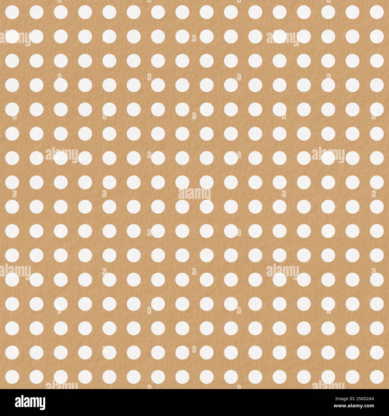 Seamless pattern in white polka dots on beige background in warm fall ...