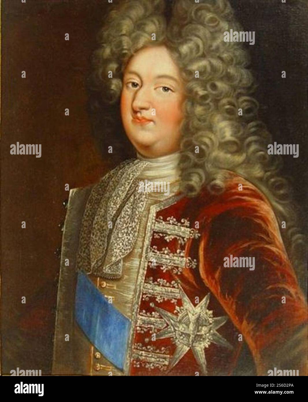 French School - Portrait of the Grand Dauphin, misidentified with the ...