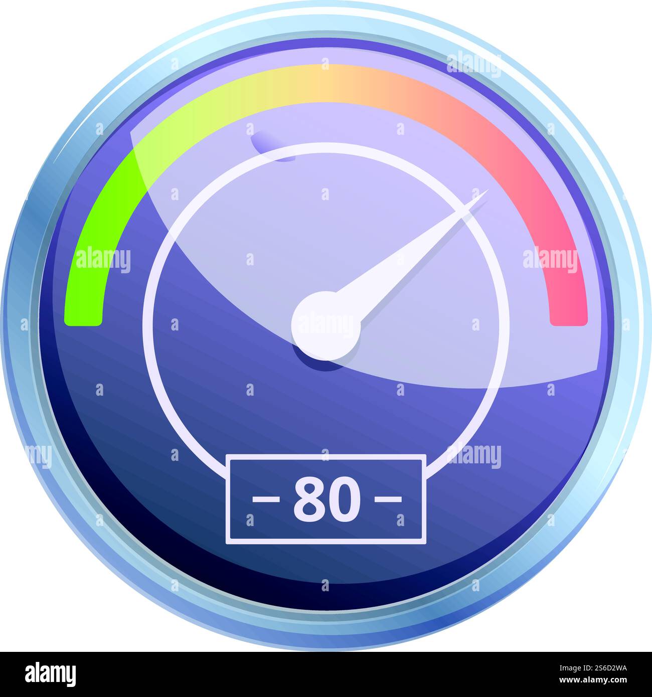 Internet speed digital icon. Cartoon of internet speed digital vector ...