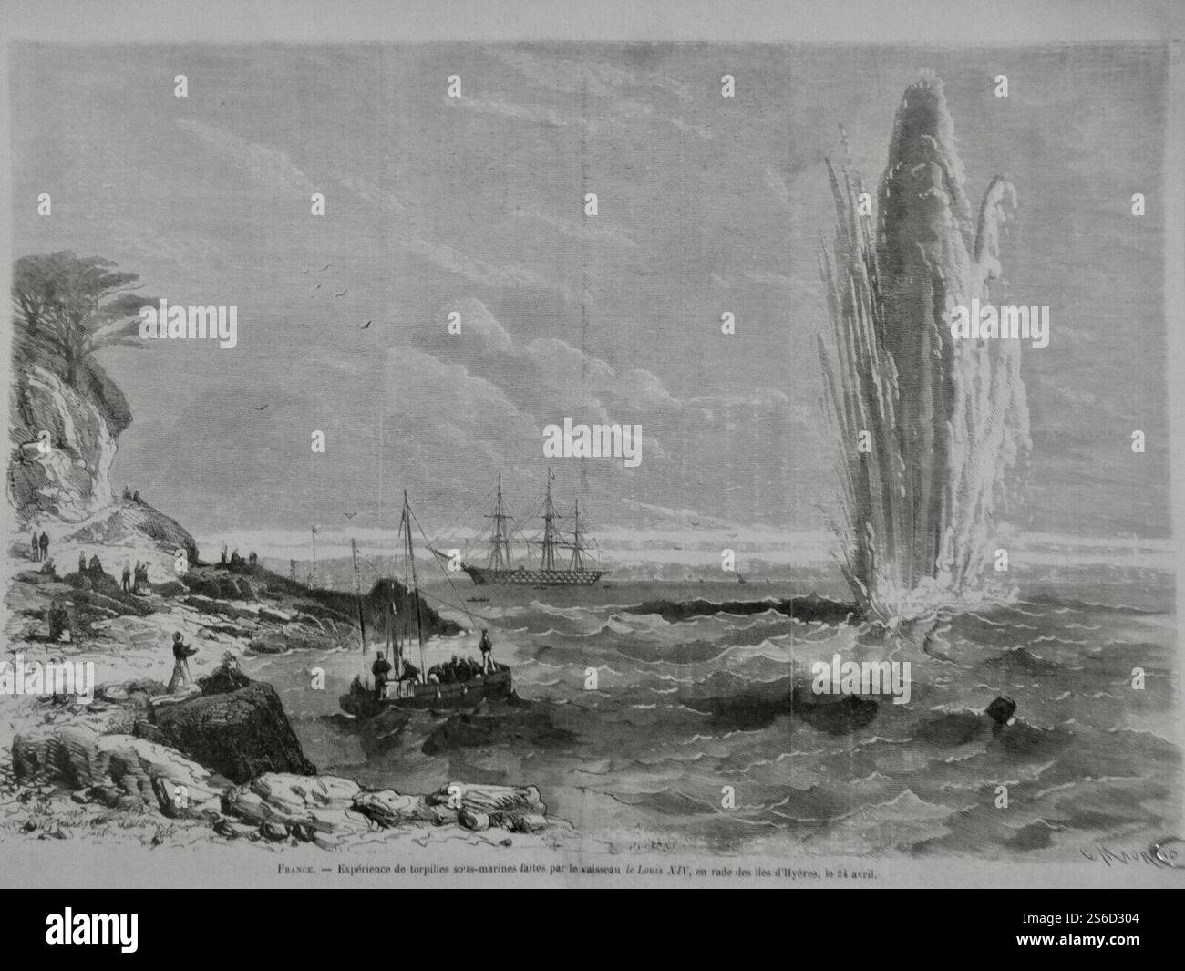 French torpedo trial hi-res stock photography and images - Alamy