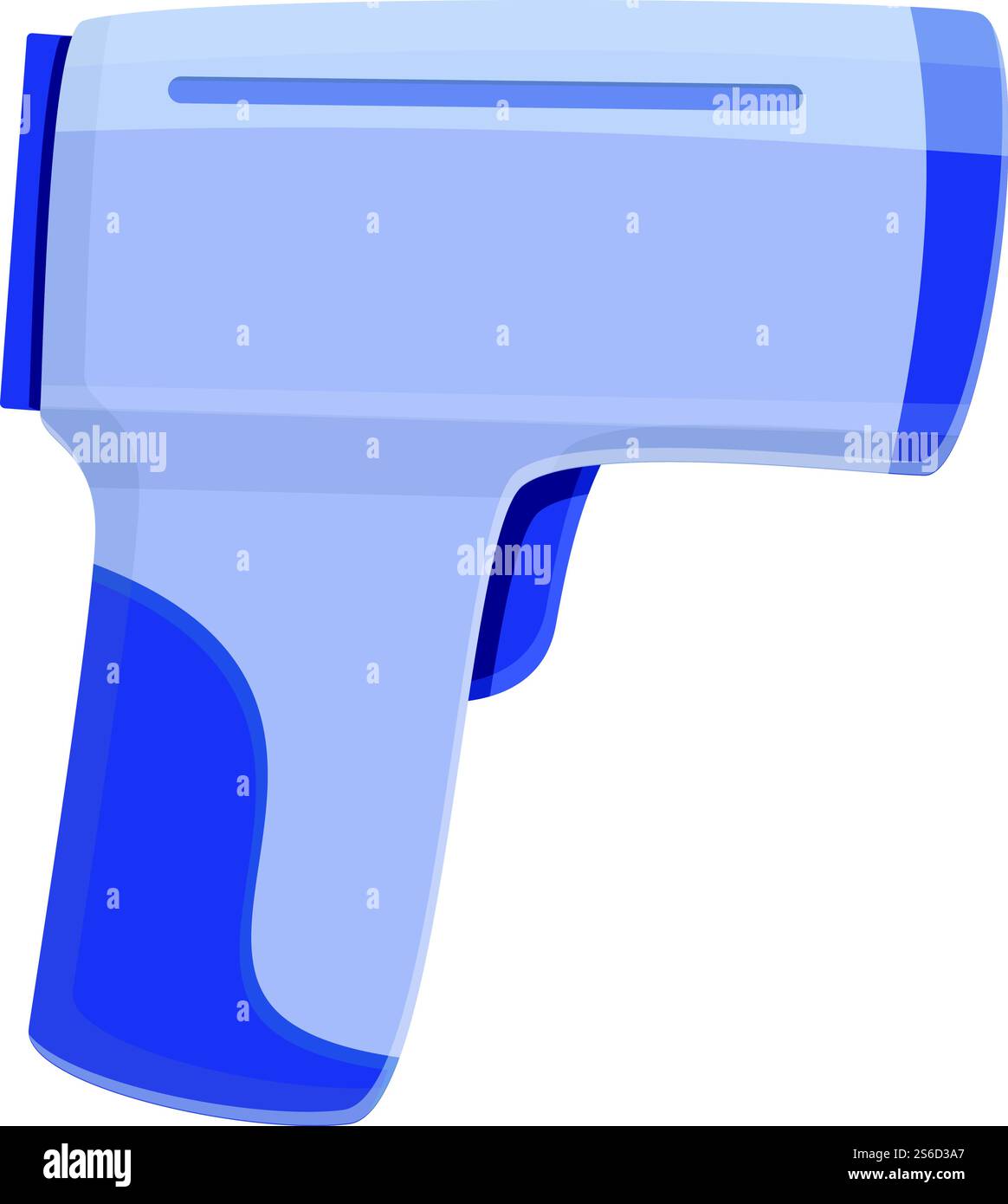 Pistol digital thermometer icon. Cartoon of pistol digital thermometer ...