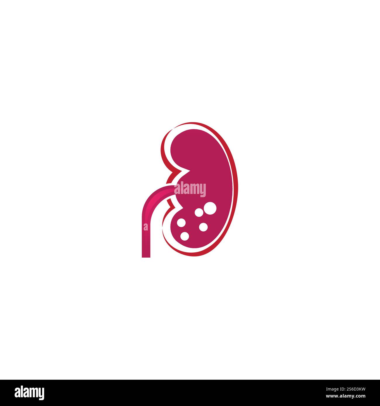 kidney vector illusrtation design logo template Stock Vector Image ...