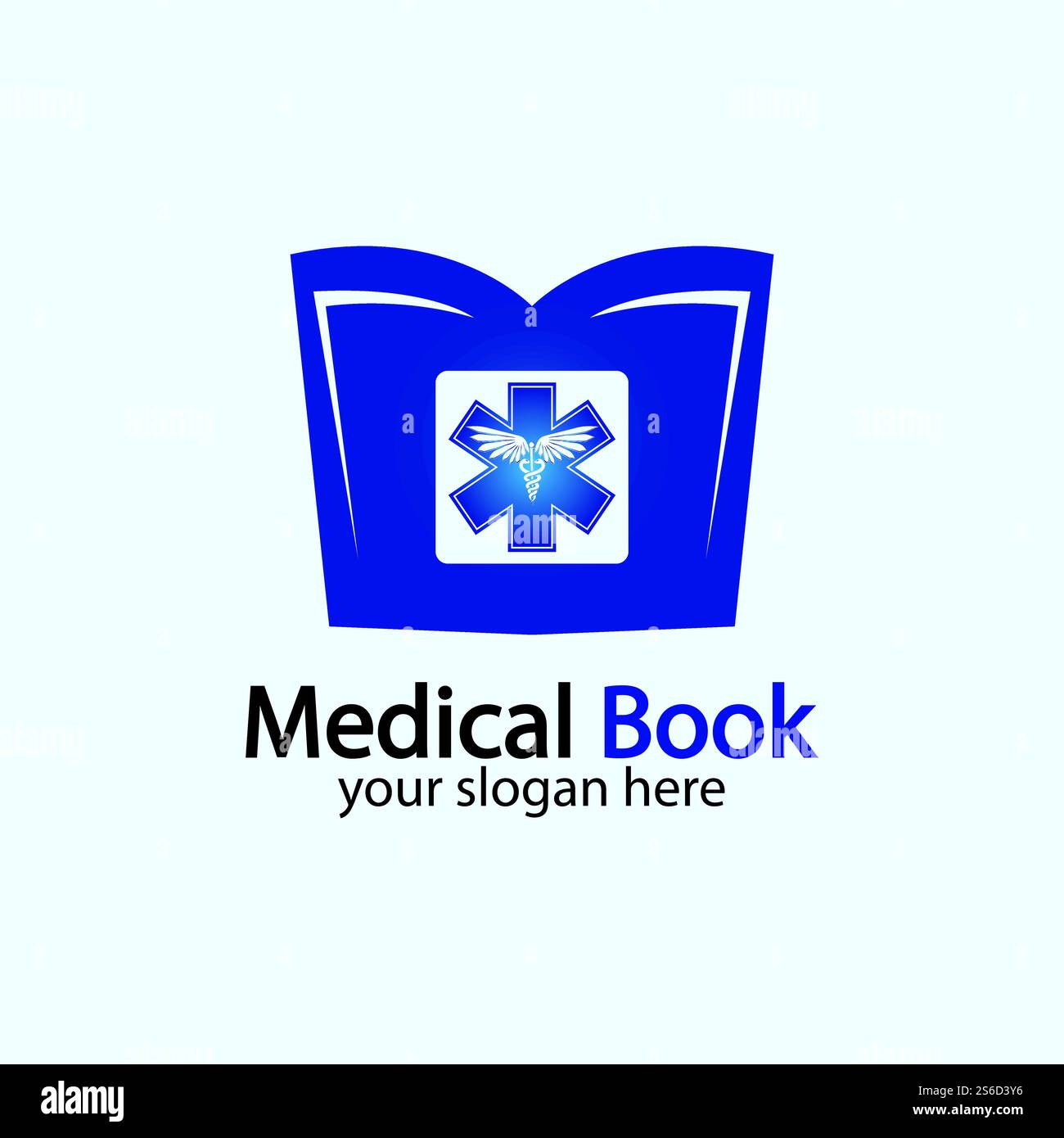 Medical Book Logo icon design vector,health book education logo Designs ...