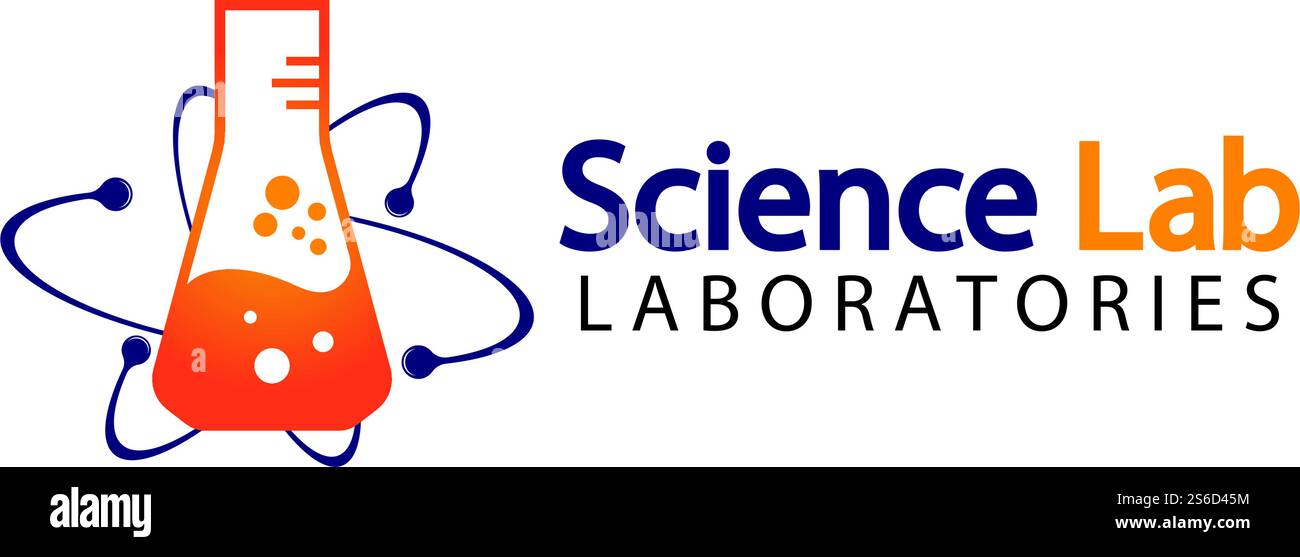 Science Lab logo.Laboratory Tube Logo Template Design Vector, Emblem ...