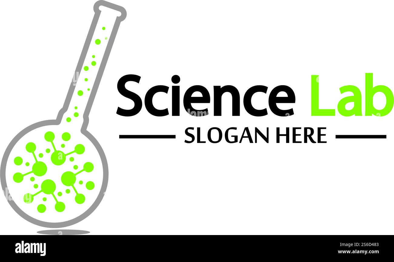 Science Lab logo.Laboratory Tube Logo Template Design Vector, Emblem ...