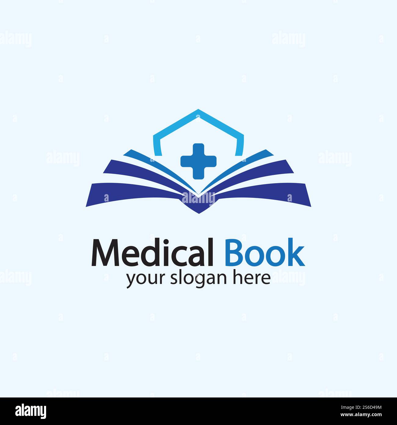 Medical Book Logo icon design vector,health book education logo Designs ...