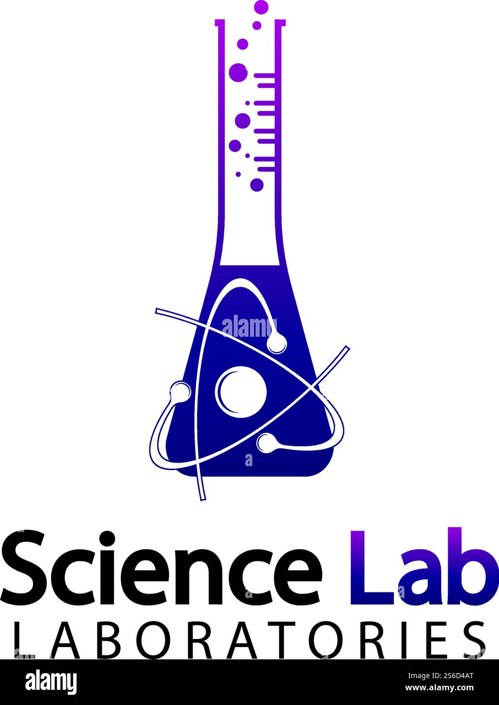 Science Lab logo.Laboratory Tube Logo Template Design Vector, Emblem ...