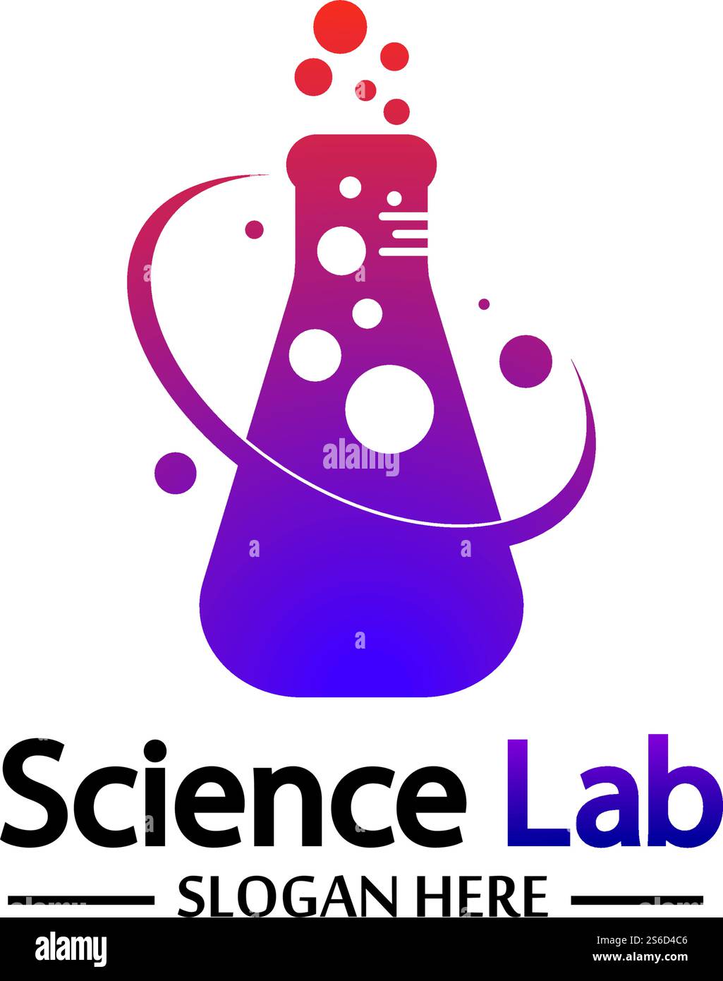 Science Lab logo.Laboratory Tube Logo Template Design Vector, Emblem ...