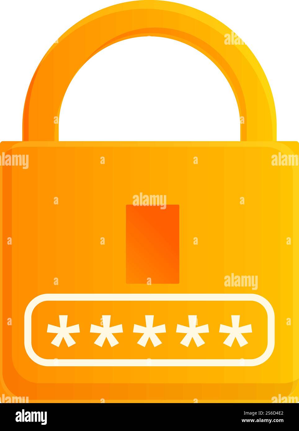 Padlock password recovery icon. Cartoon of padlock password recovery ...