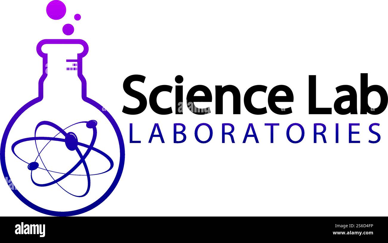 Science Lab logo.Laboratory Tube Logo Template Design Vector, Emblem ...