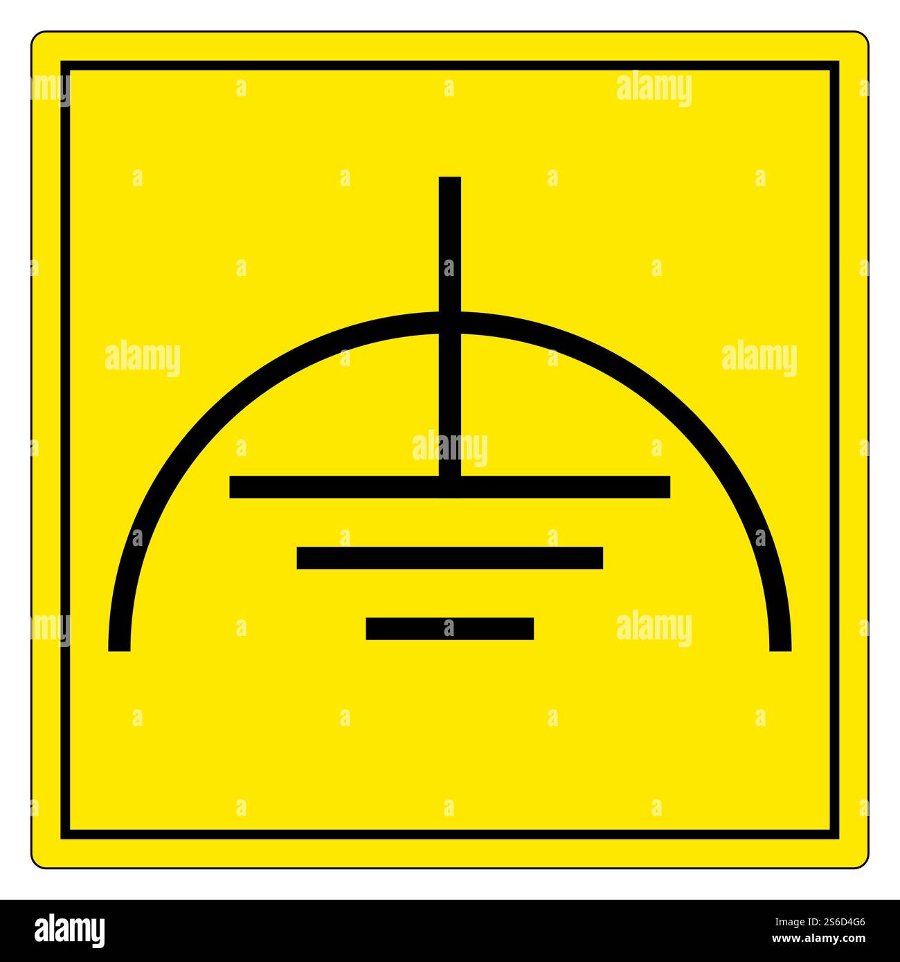 Noiseless Earth Clean Ground Symbol Sign, Vector Illustration, Isolate ...