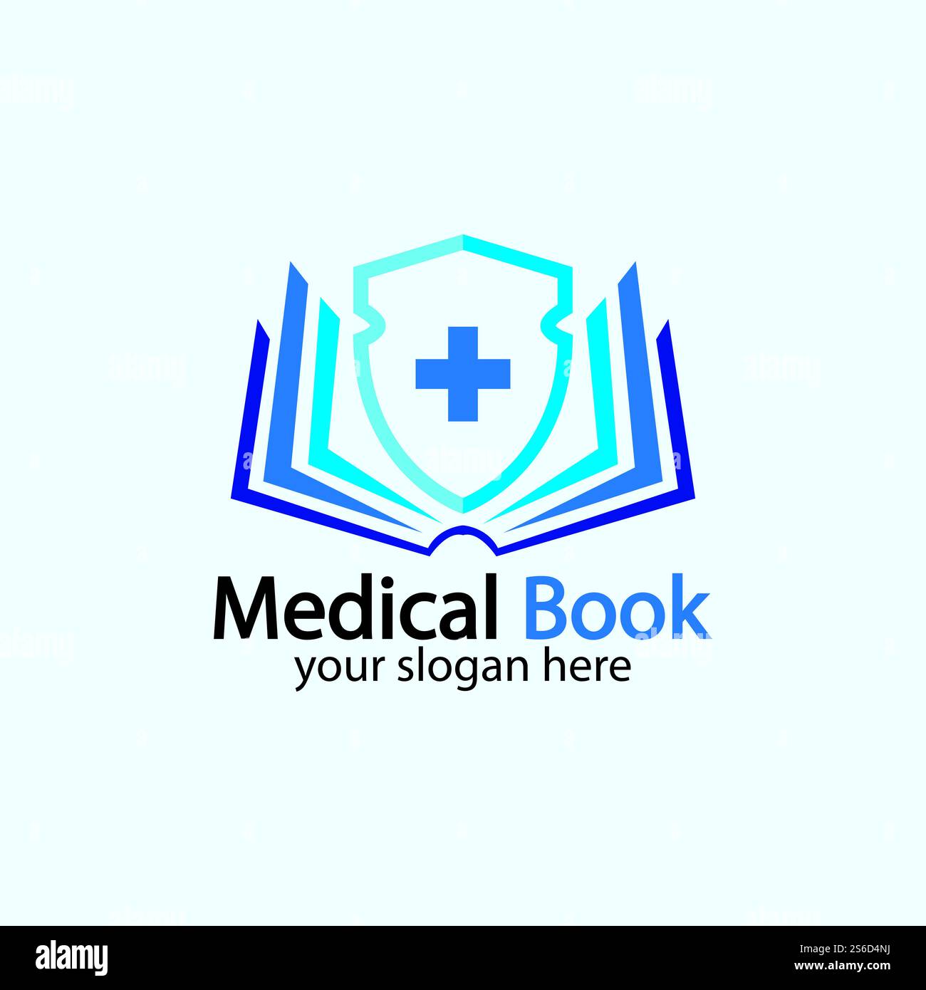 Medical Book Logo icon design vector,health book education logo Designs ...