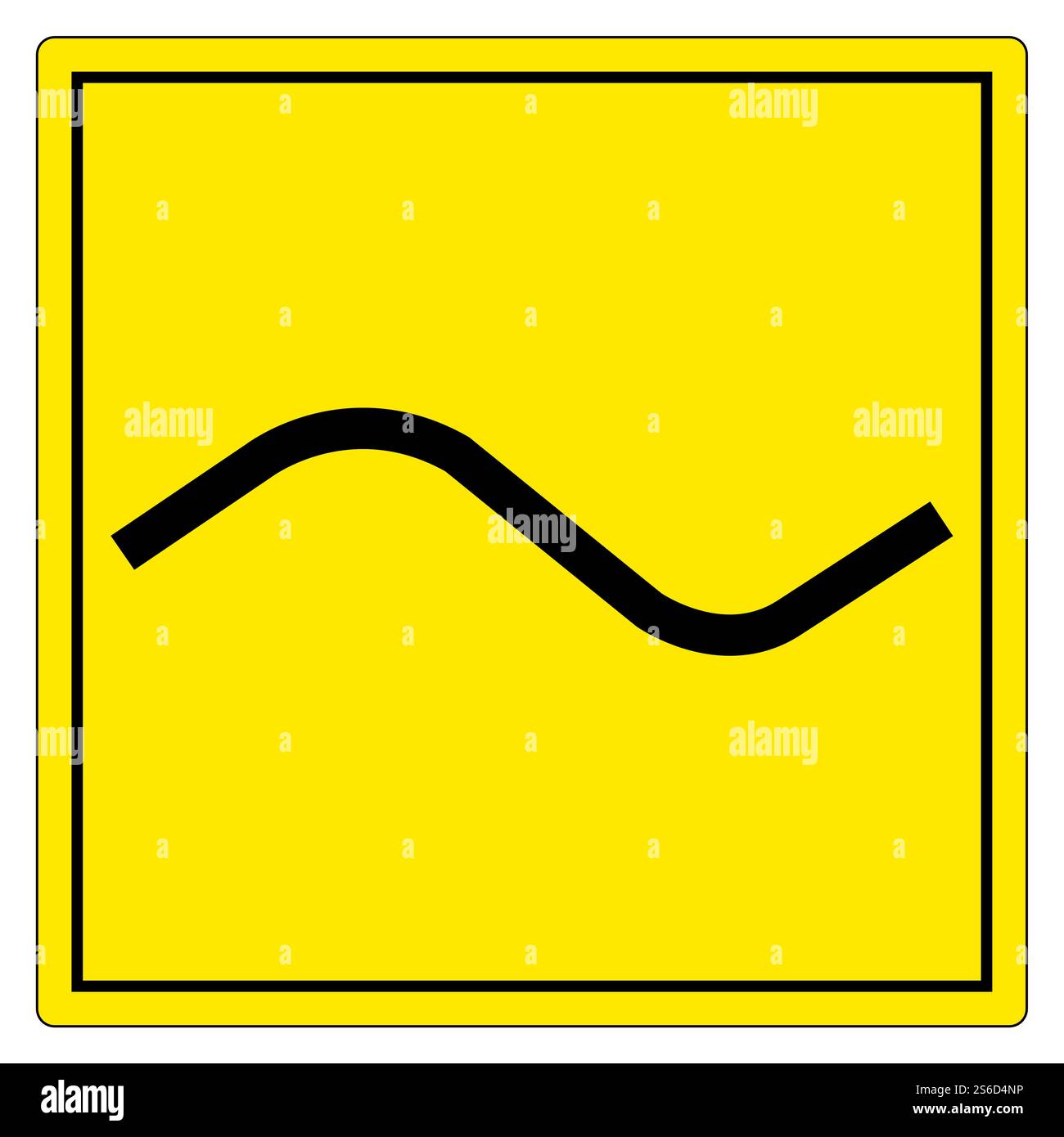 Alternating Current AC Symbol Sign Isolate On White Background,Vector ...