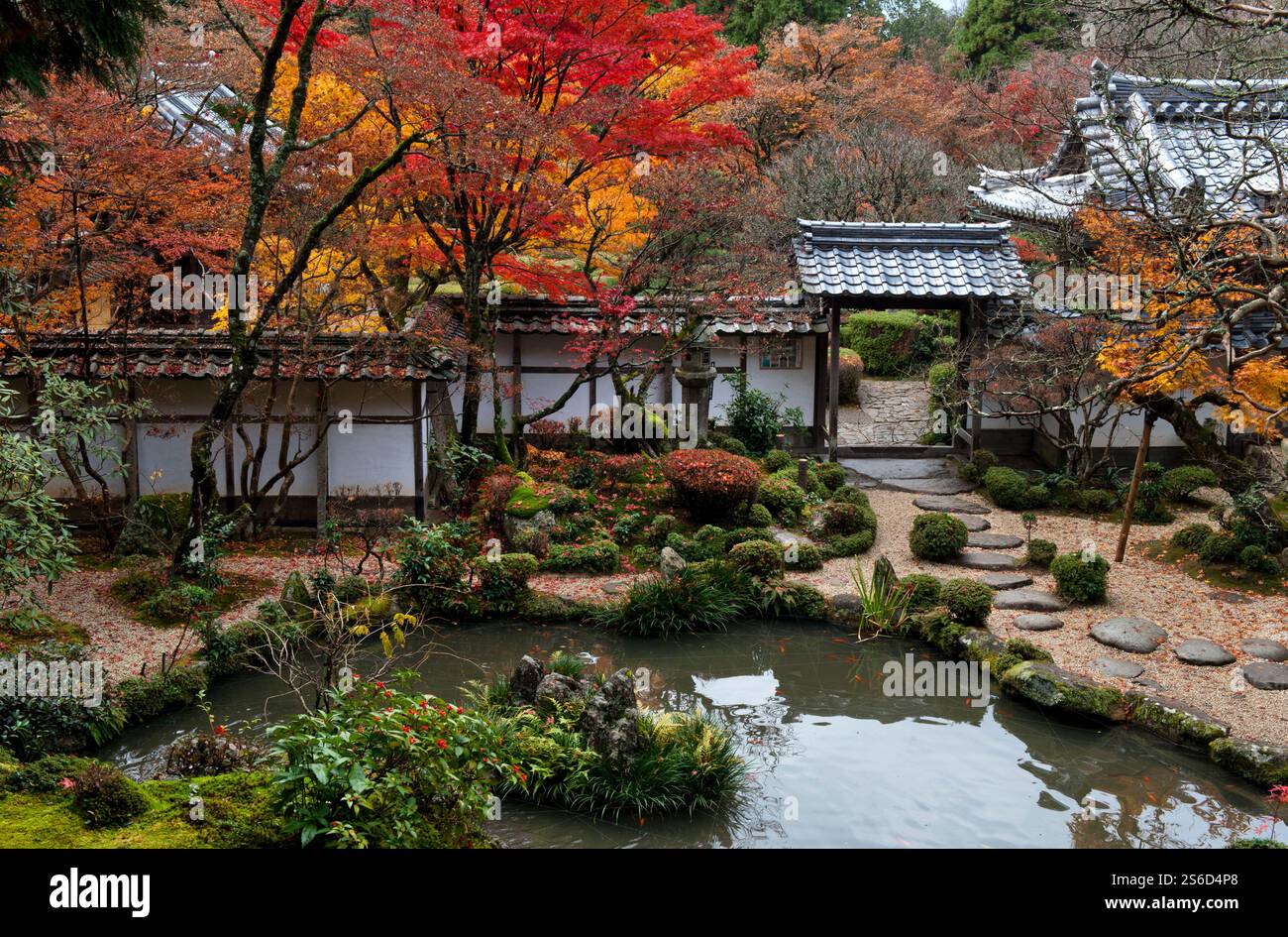 National Treasure Saimyoji Temple, one of 3 Koto Sanzan temples east of ...