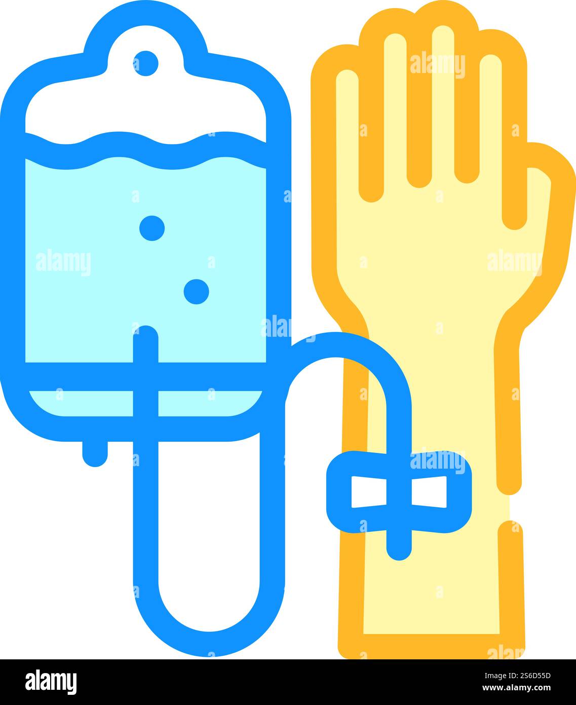 medical dropper treatment color icon vector. medical dropper treatment ...