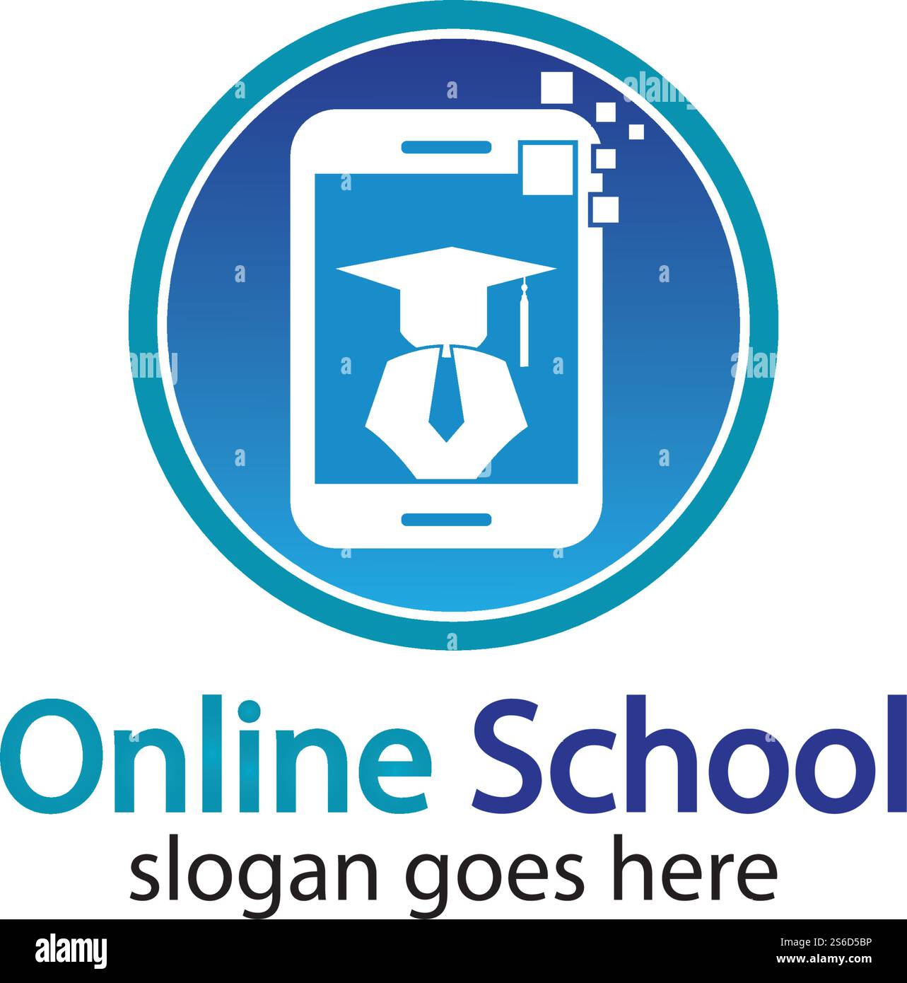 Online Education logo design template. Online course logo design ...