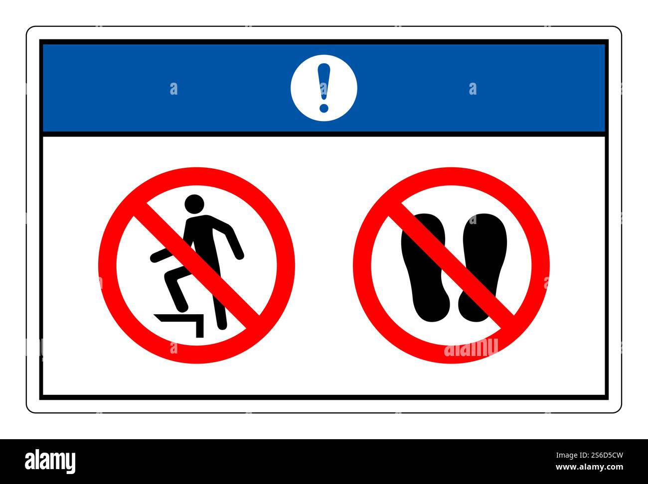 Notice Do Not Step Symbol Sign On White Background Stock Vector Image ...