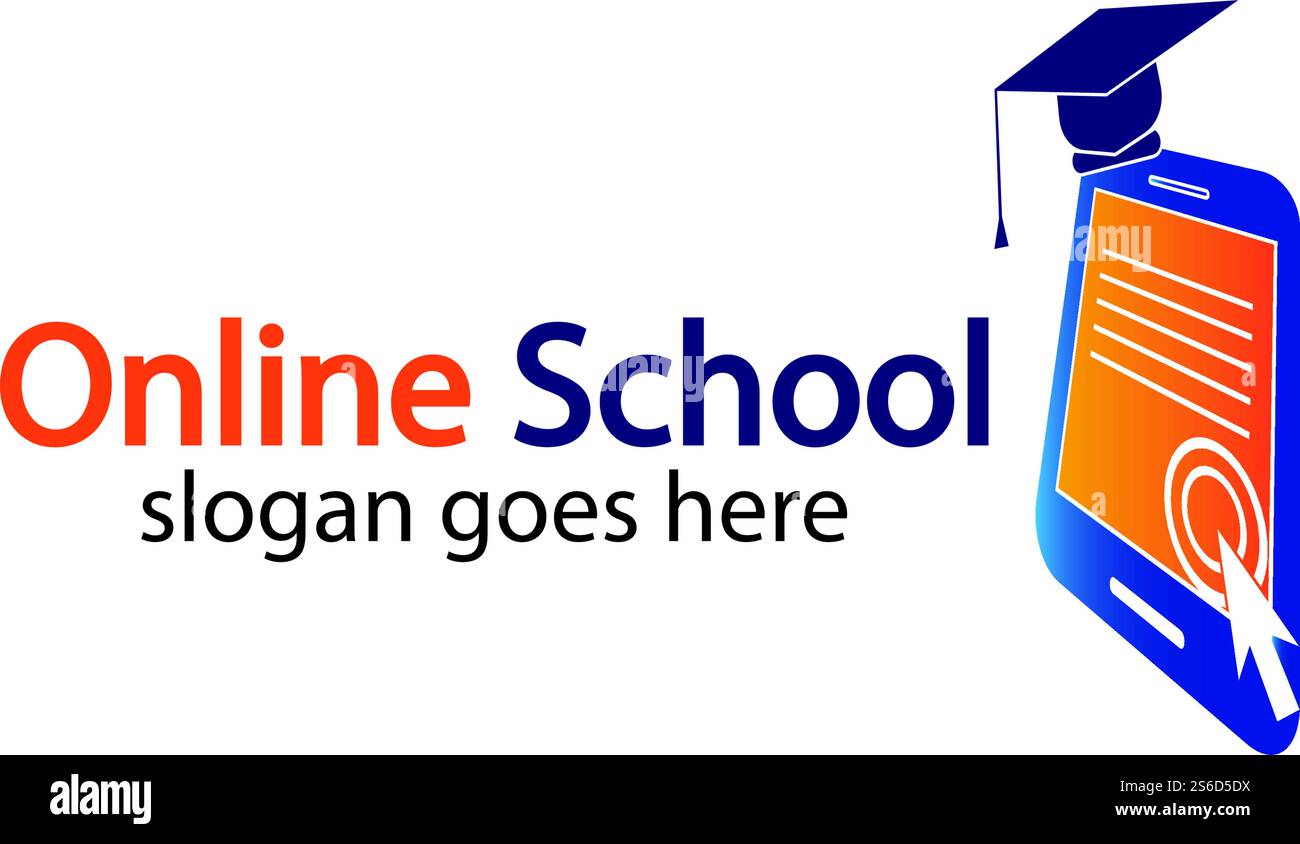 Online Education logo design template. Online course logo design ...