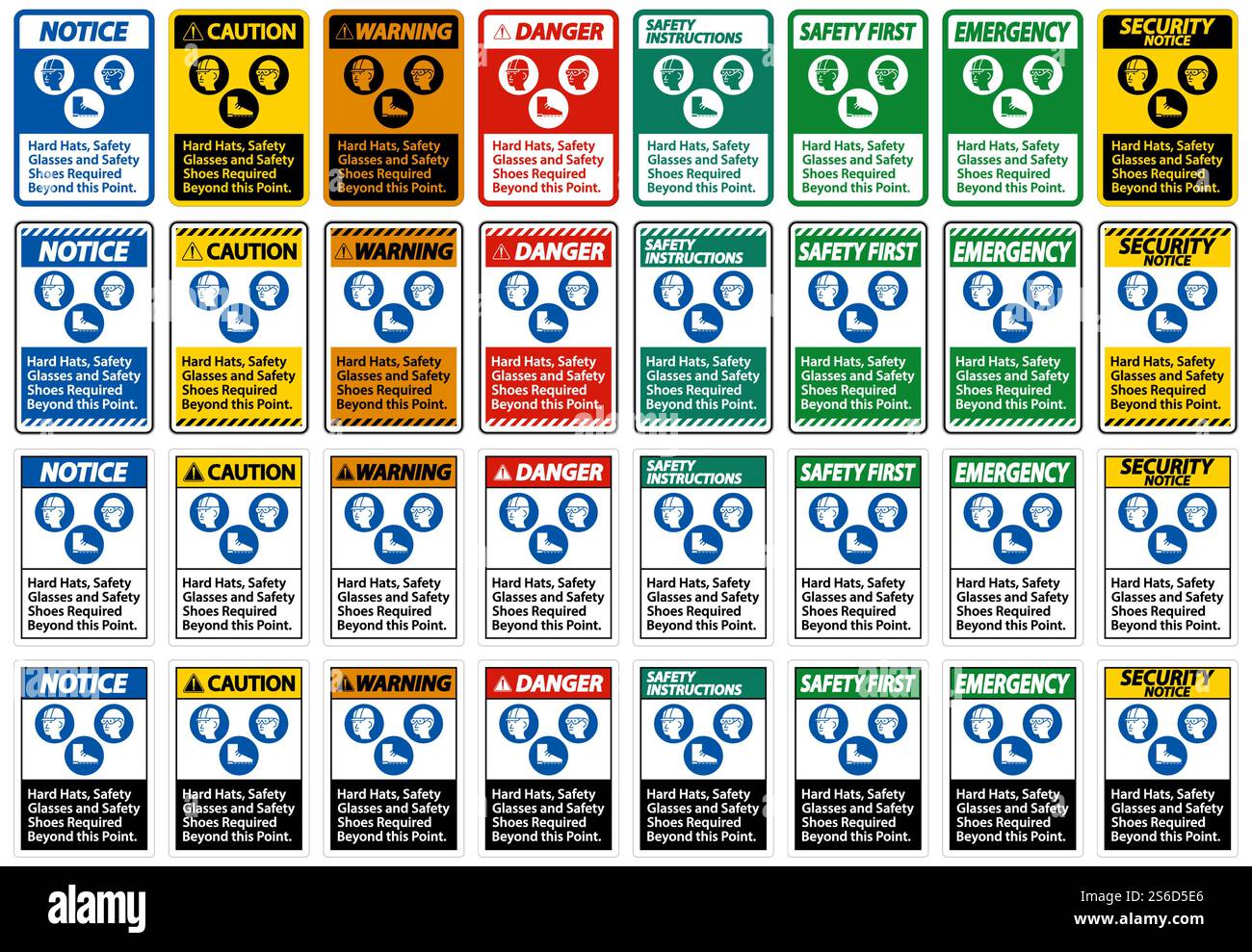 Hard Hats, Safety Glasses And Safety Shoes Required Beyond This Point ...