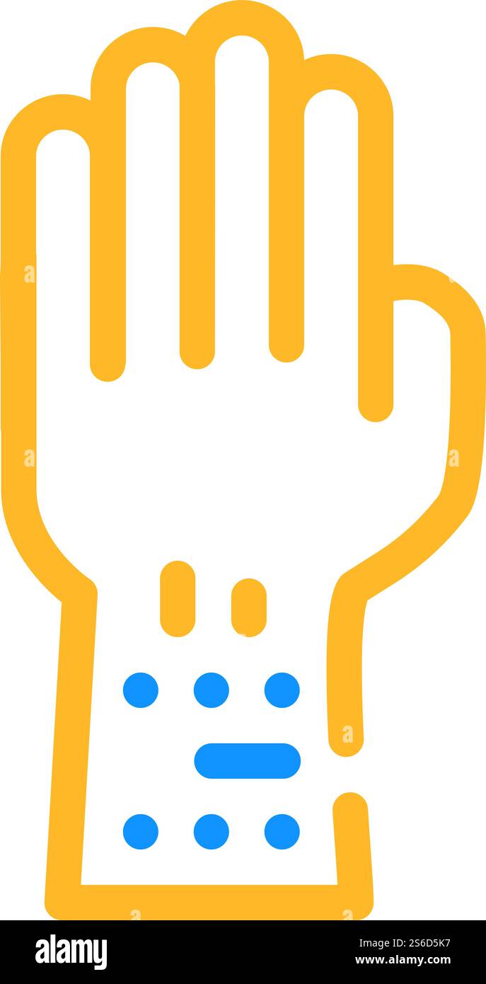 Allergic Reaction Test Color Icon Vector Allergic Reaction Test Sign Isolated Symbol