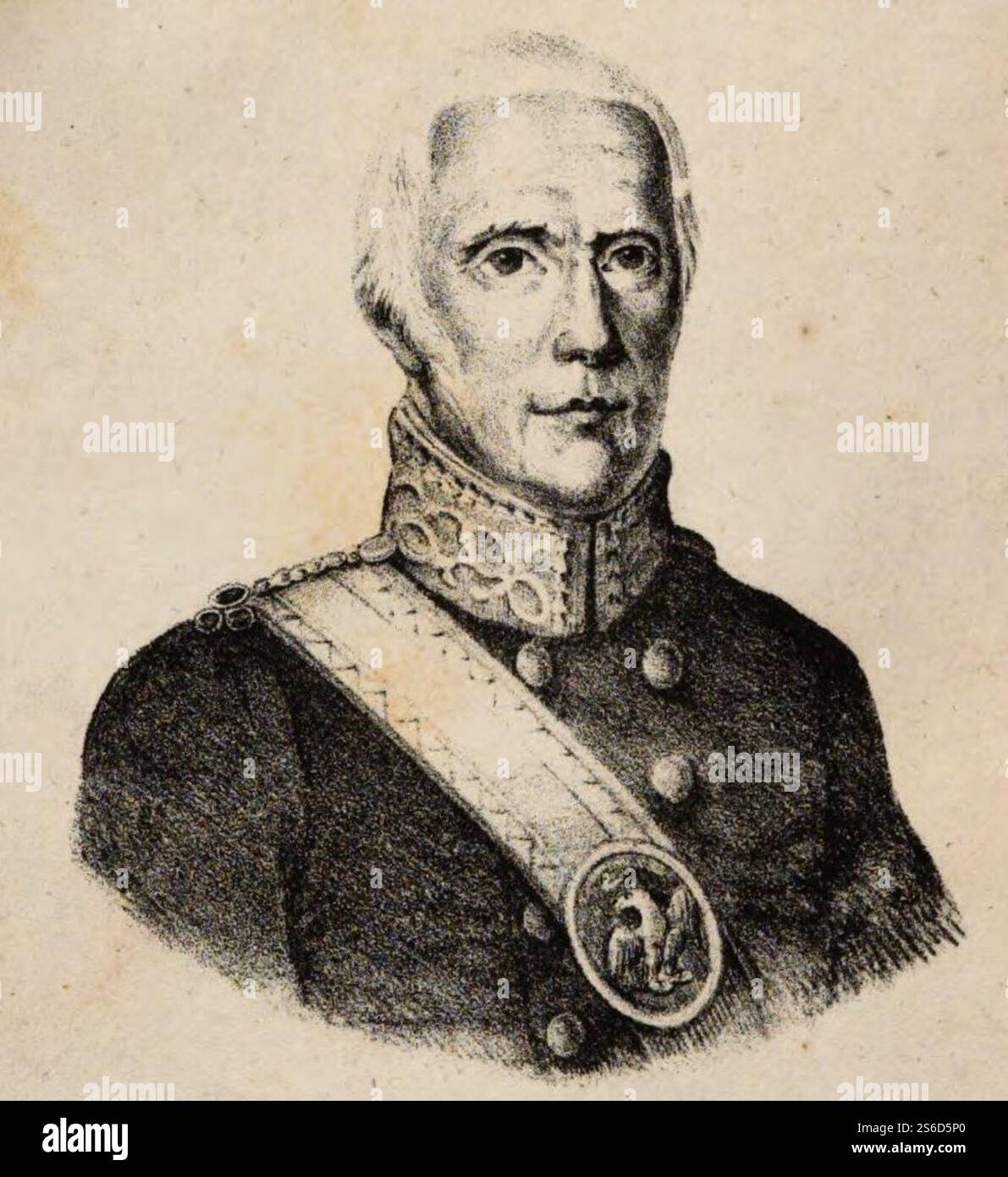 Friedrich Ernst Jester - Porträt Stock Photo - Alamy