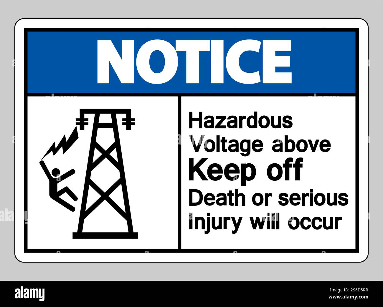 Notice Hazardous Voltage Above Keep Out Death Or Serious Injury Will ...