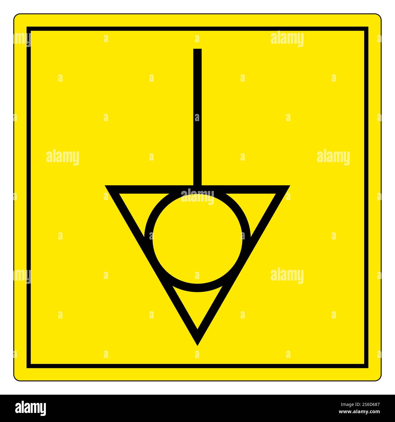 Equipotential Symbol Sign, Vector Illustration, Isolate On White Background Label. EPS10 Stock ...