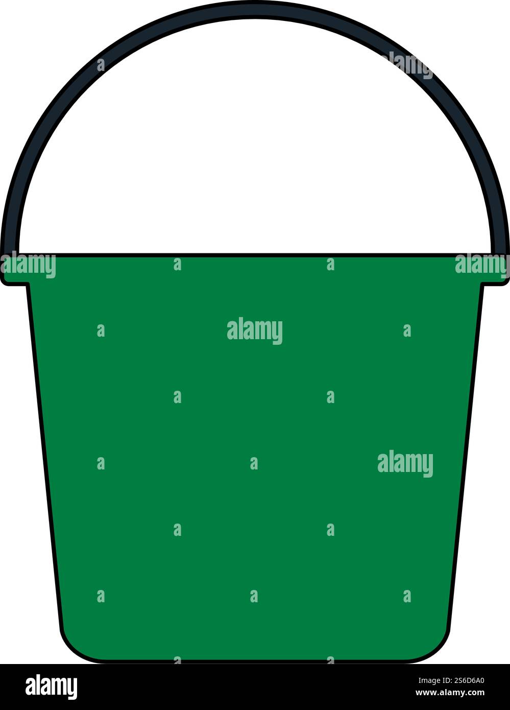 Bucket icon editable outline hi-res stock photography and images - Alamy