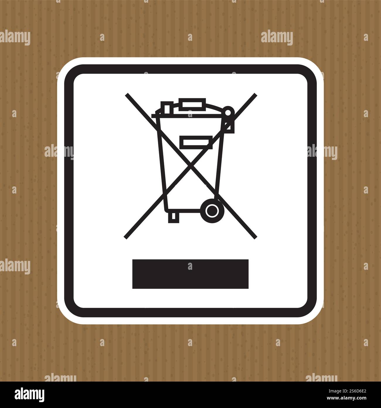 No Waste Symbol Sign Isolate On White Background,Vector Illustration ...