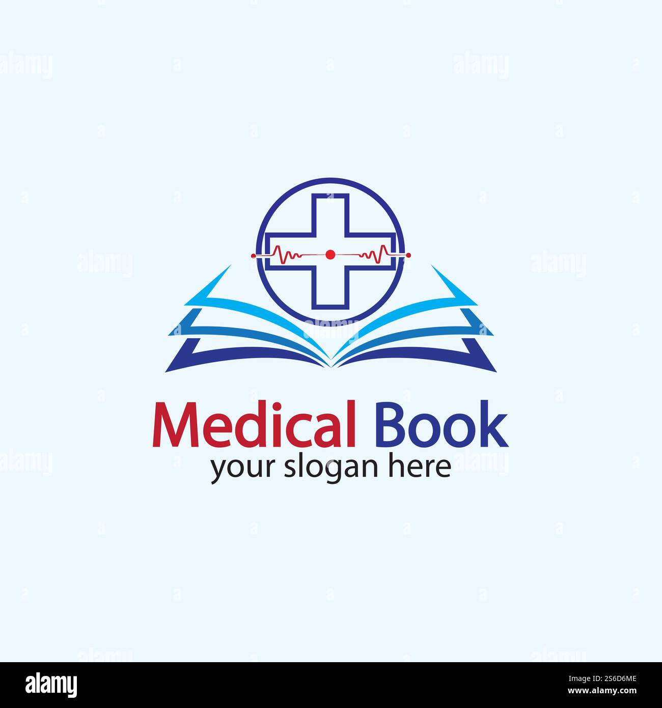Medical Book Logo icon design vector,health book education logo Designs ...