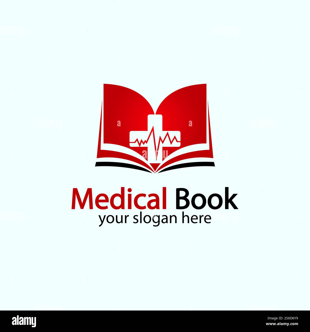 Medical Book Logo icon design vector,health book education logo Designs ...