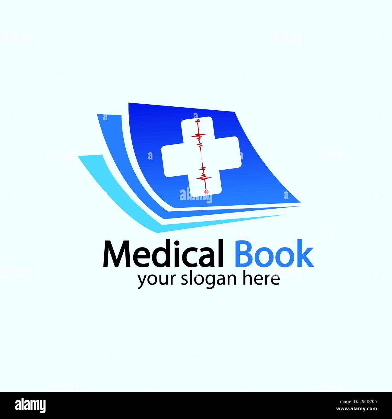 Medical Book Logo icon design vector,health book education logo Designs ...