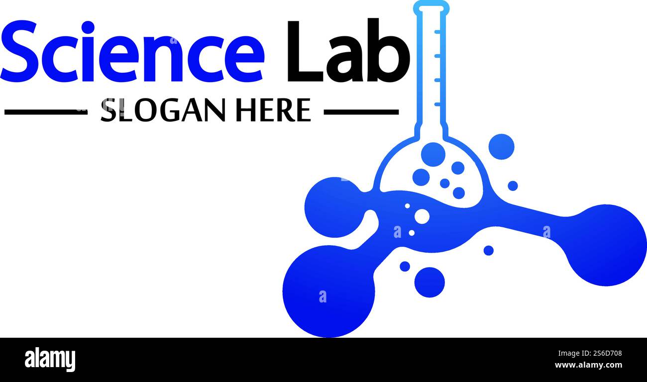 Science Lab logo.Laboratory Tube Logo Template Design Vector, Emblem ...