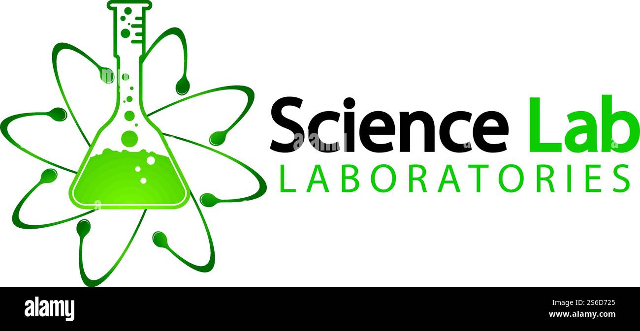 Science Lab logo.Laboratory Tube Logo Template Design Vector, Emblem ...