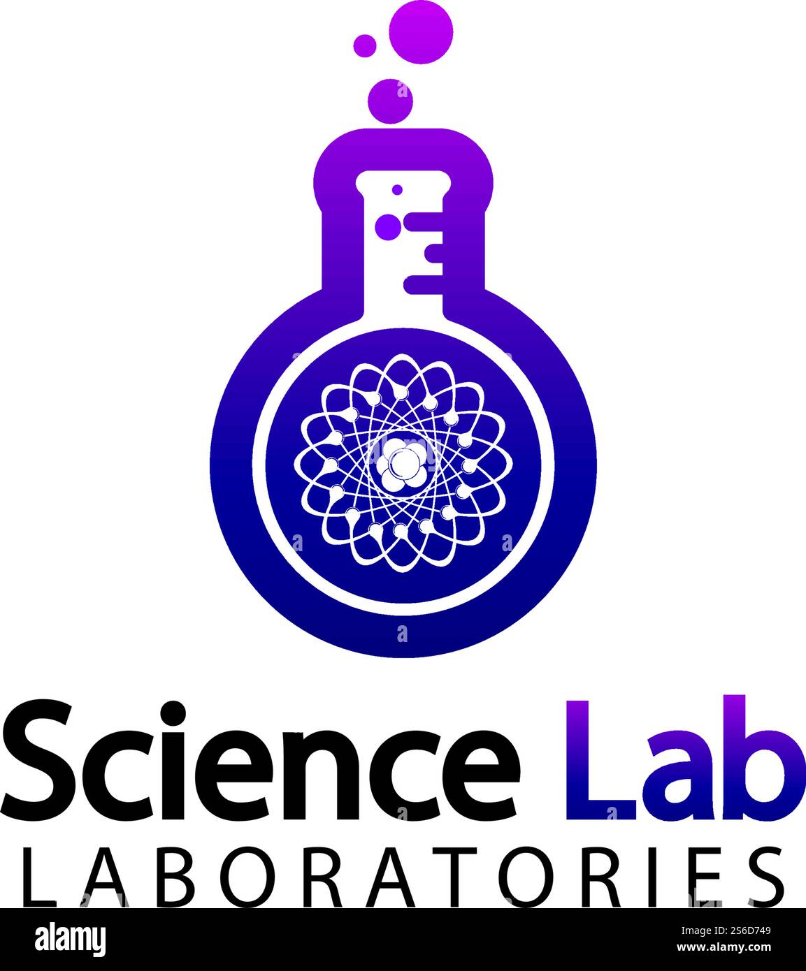 Science Lab logo.Laboratory Tube Logo Template Design Vector, Emblem ...
