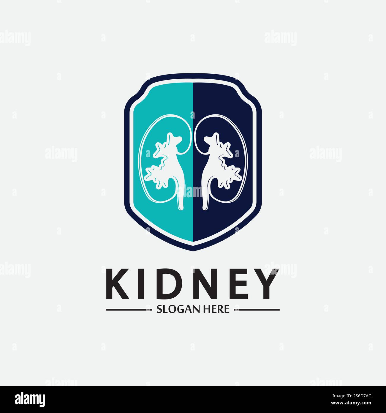 Kidney Shield Logo Template Design Vector, Emblem, Design Concept ...