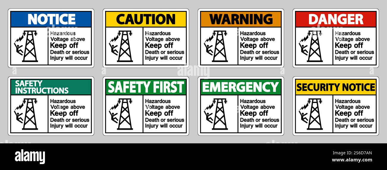 Hazardous Voltage Above Keep Out Death Or Serious Injury Will Occur ...