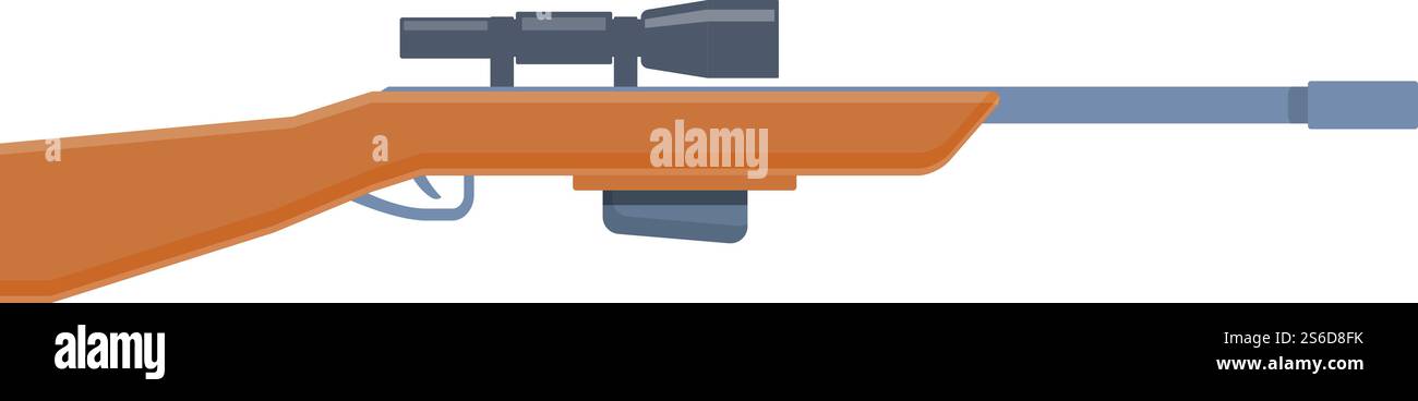 Force sniper weapon icon. Cartoon of force sniper weapon vector icon ...