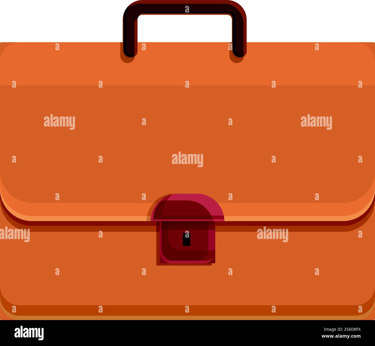 Handle briefcase icon. Cartoon of handle briefcase vector icon for web ...