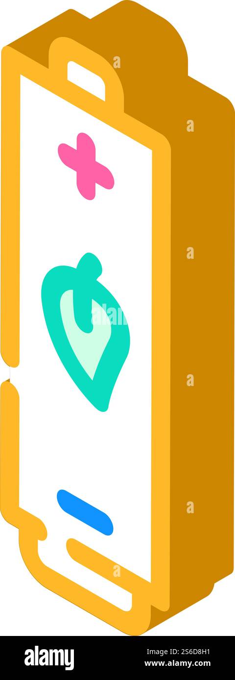 battery electrical energy tool isometric icon vector. battery ...