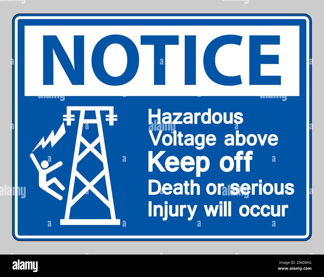Notice Hazardous Voltage Above Keep Out Death Or Serious Injury Will ...