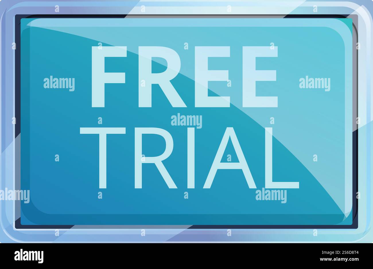 Free trial app icon. Cartoon of free trial app vector icon for web ...