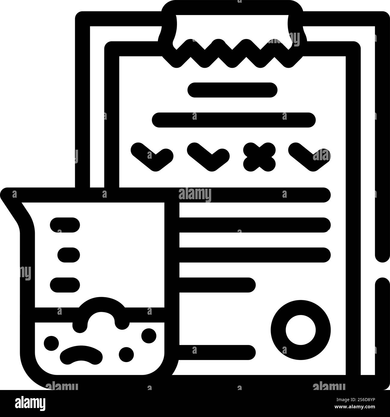soil analysis line icon vector. soil analysis sign. isolated contour ...