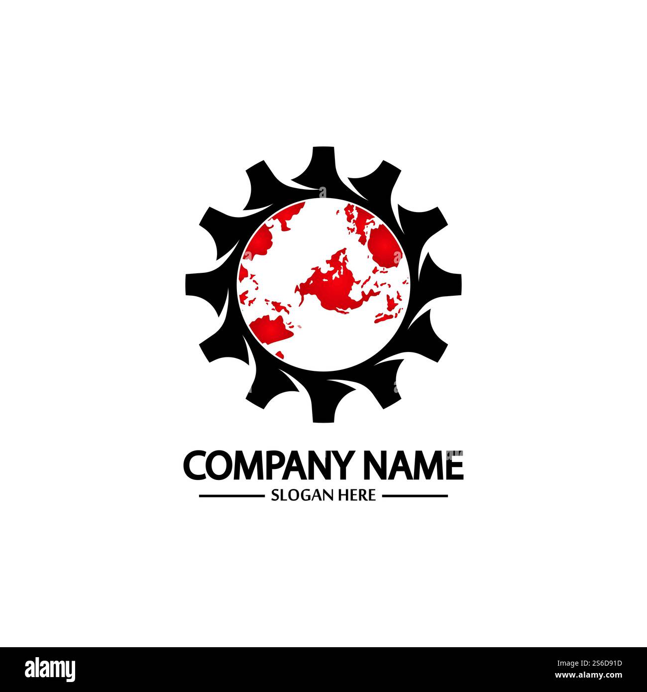 Gear world logo hi-res stock photography and images - Alamy